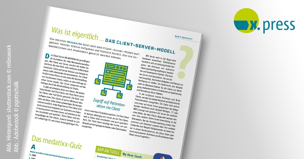 Was ist eigentlich... Das Client-Server-Modell? | medatixx