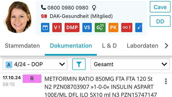 Dream Team: App medatixx mobile kombiniert mit mobilem Datenzugriff ...